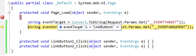 Everything on SharePoint: Asp.net Postback Mechanism(doPostBack function)