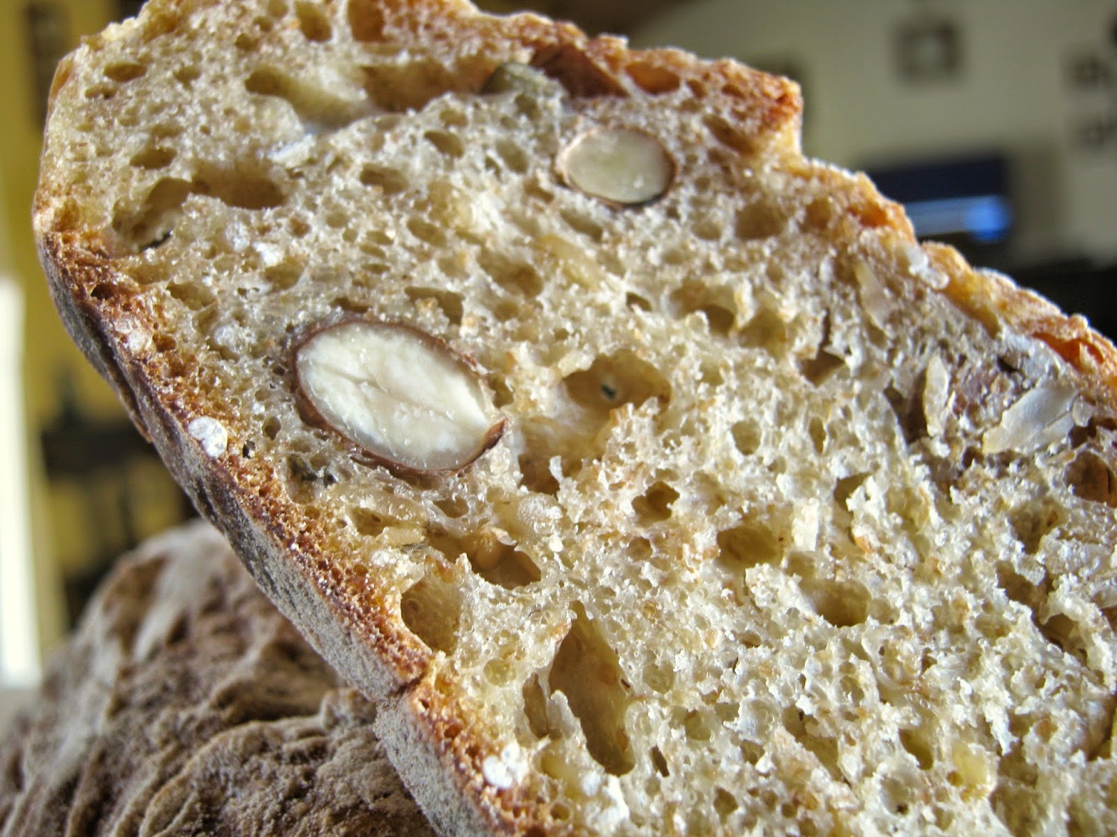 italian cooking: pane rustico arricchito di semi