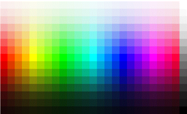 Códigos Guía: Juego de Colores HTML