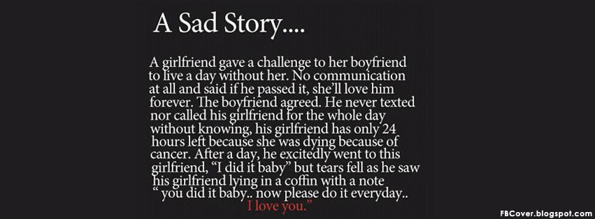 A Sad Story FB Cover Unique Covers For FB Timeline a-sad-story-fb-cover-unique-covers-for-fb-timeline