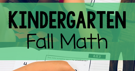 Kelly McCown: September Interactive Math Notebook Kindergarten