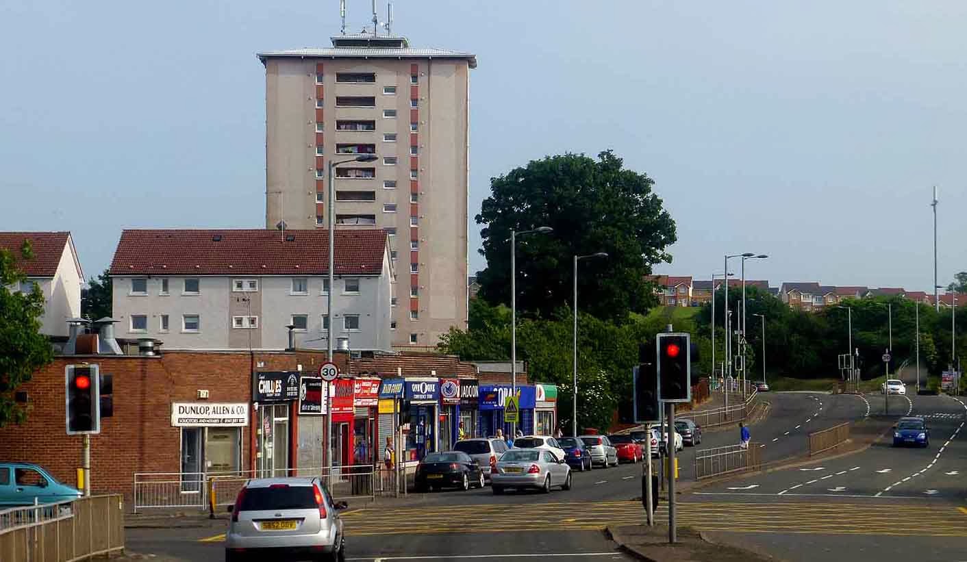 Alex and Bob`s Blue Sky Scotland: South Nitshill, Nitshill. Priesthill ...
