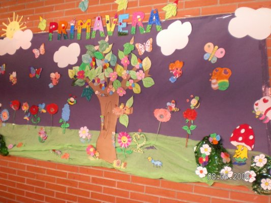 El taller de Lulú: Mural primavera