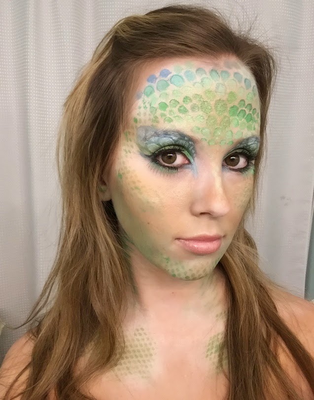 Erica's DIY Work: Mermaid Makeup