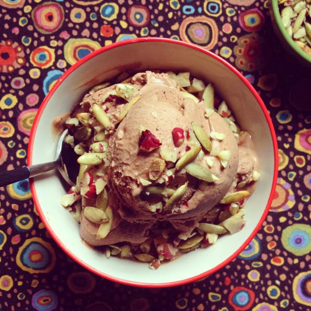 curious girl: holy mole chocolate ice cream