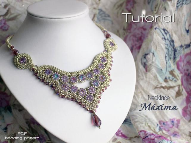 Rivoli Beaded Jewelry Patterns and Tutorials by TrinketsBeadwork / The ...