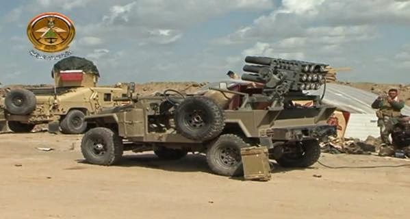 Asian Defence News: Iranian Safir 4x4 vehicles equipped with x12 107mm ...