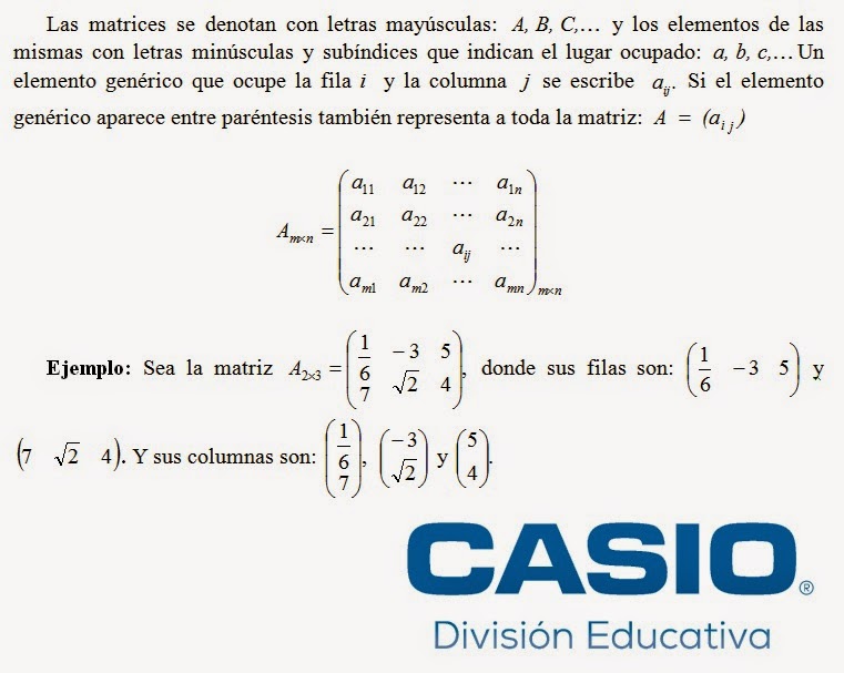 UTS MATEMÁTICAS: MATRICES