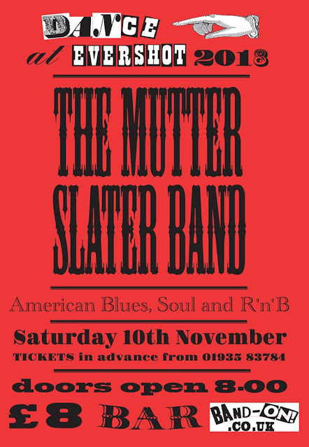 www.band-on.co.uk NEWS: The Mutter Slater Band Sat 10. November 2018 at ...