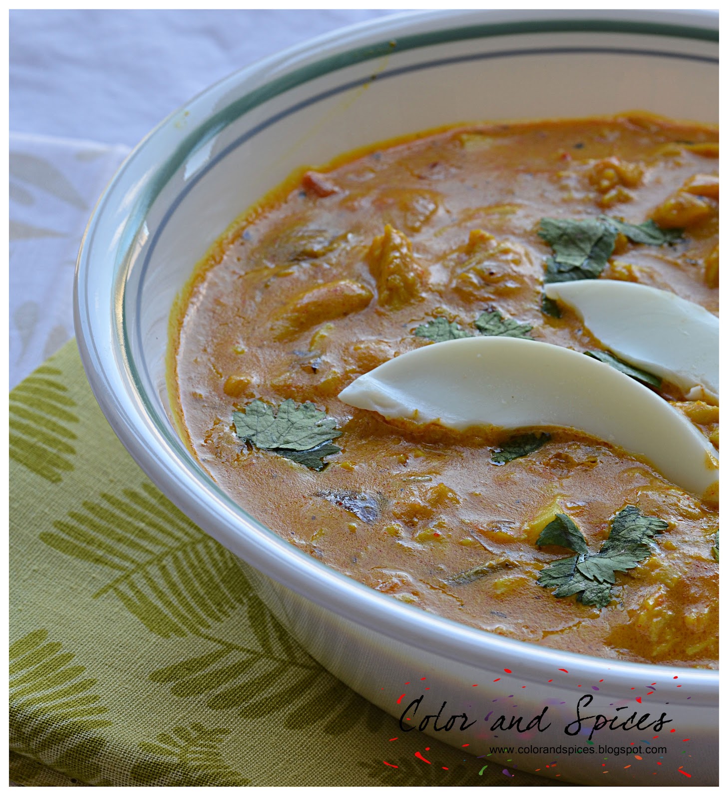 Color and Spices: Chicken bharta...kolkata style..