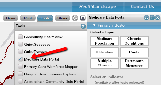 Medicare Data Portal - HealthLandscape