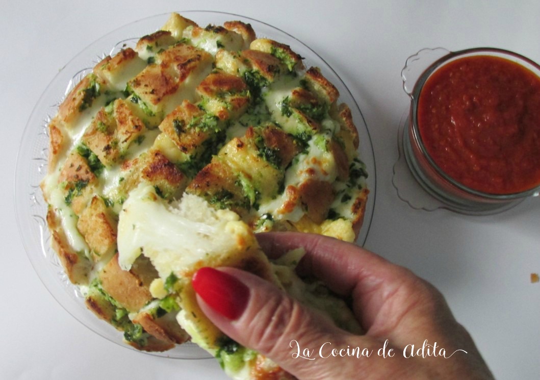 Pan relleno de queso al horno - La Cocina De adita