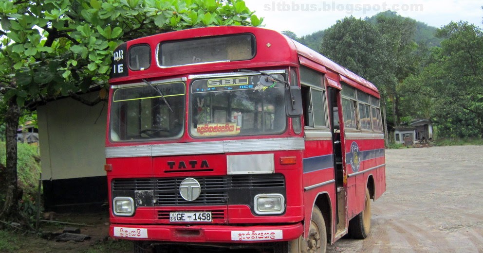 SLTB buses - ශ්‍රී ලංගම බස්: Ruby bodied TATA LP 1510/36 bus from SLTB ...