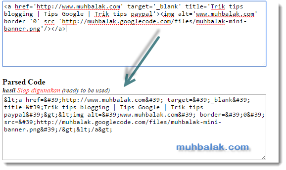 Free Html Encoder Html Parser To Parse Your Adsense Code Inovasi Merdeka Belajar