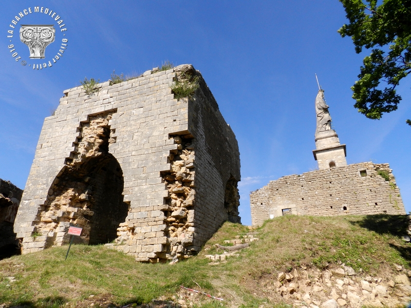 LA FRANCE MEDIEVALE: SABRAN (30) - Château-fort