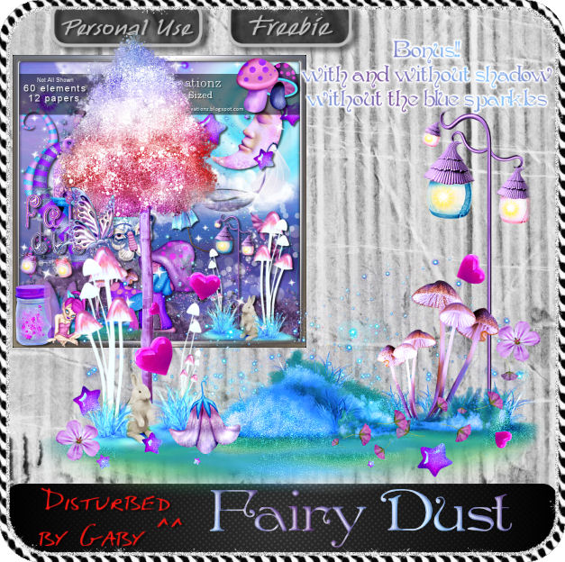 Disturbed PSP tutorials: Cluster and cluster frame: Fairy Dust