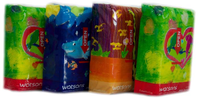 Watsons Helping Hands Project - Limited Edition Children Artwork Tissue