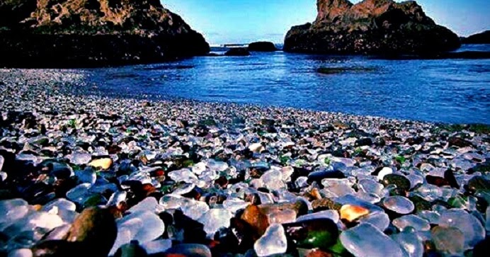 Amazing Glass Beach, Fort Bragg, California ~ Amazing World Reality ...
