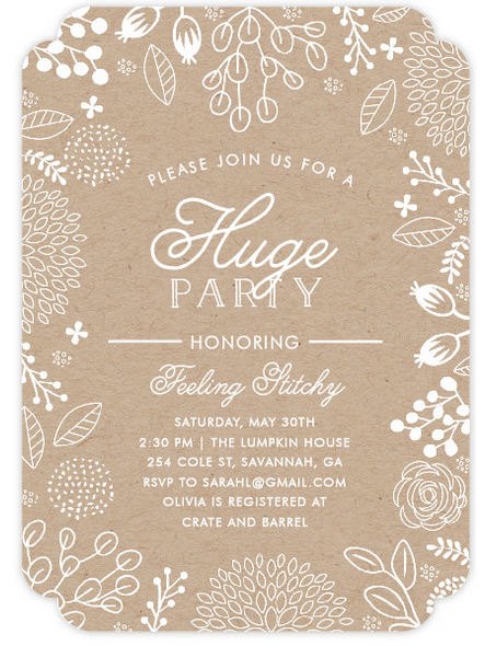 feeling stitchy: Minted: Gorgeous Paper Invitations