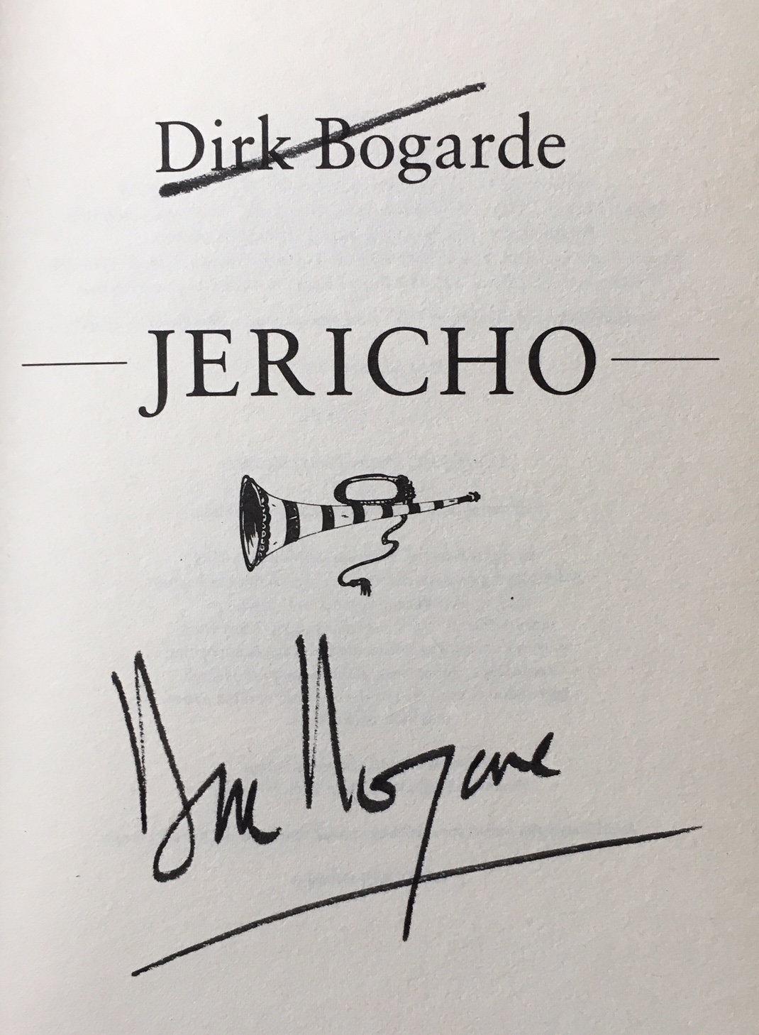 Celebrity Signings: Dirk Bogarde (A Bridge Too Far, The Night Porter)