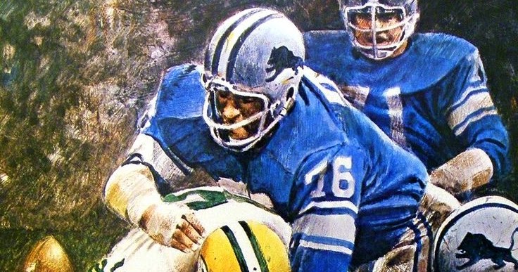 Pro Football Journal Presents: NFL Art: Roger Brown by Merv Corning