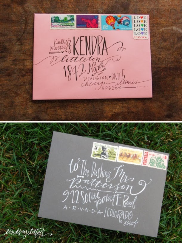 Paper Hounds: The Finishing Touch: Envelope Calligraphy