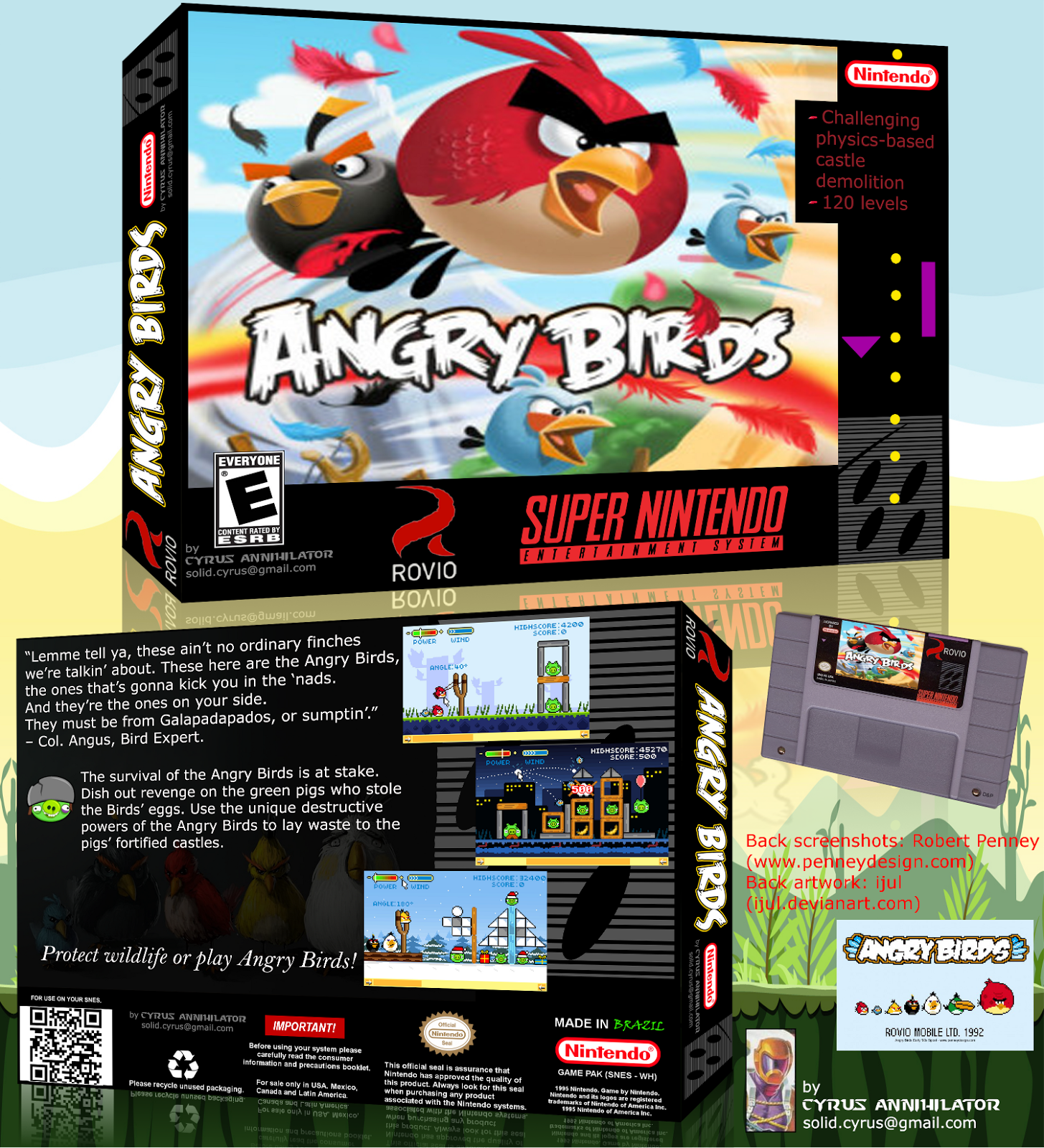Cyrus Annihilator Blog: Games that deserve to be on SNES: Angry Birds