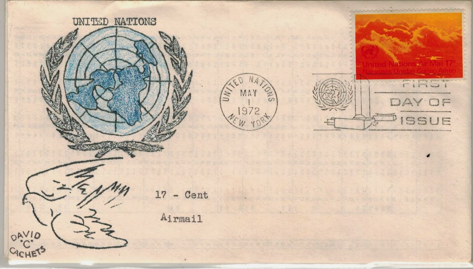 Postal History Corner: David Pritchard United Nations First Day Covers ...