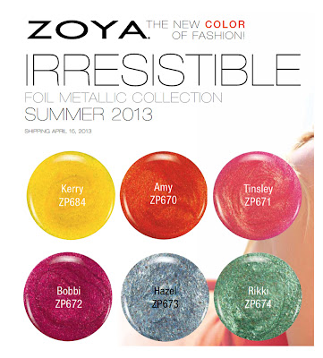 Zoya Summer 2013: 12 New Shades of Zoya Stunning and Irresistible - The ...