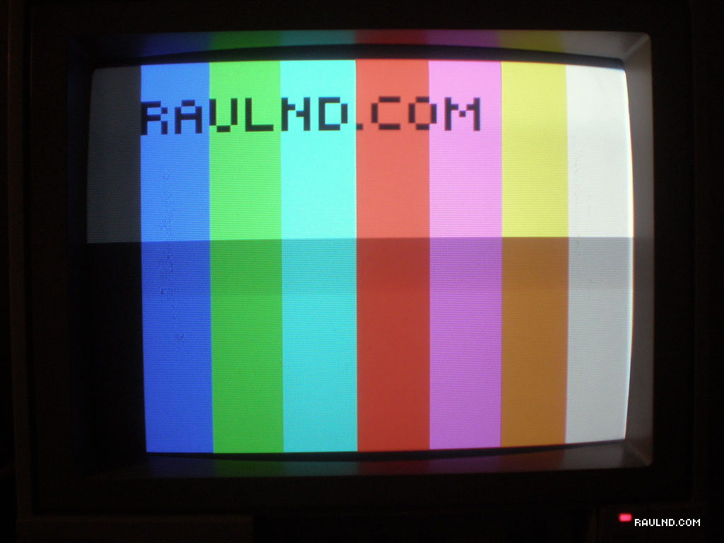 Una consola de 8 bits para Arduino: RGBI: 4Bits = 16 colores