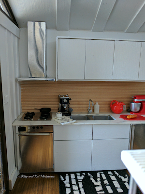 Kitty and Kat Miniatures: The Mid Century Room Box - Kitchen Reveal!