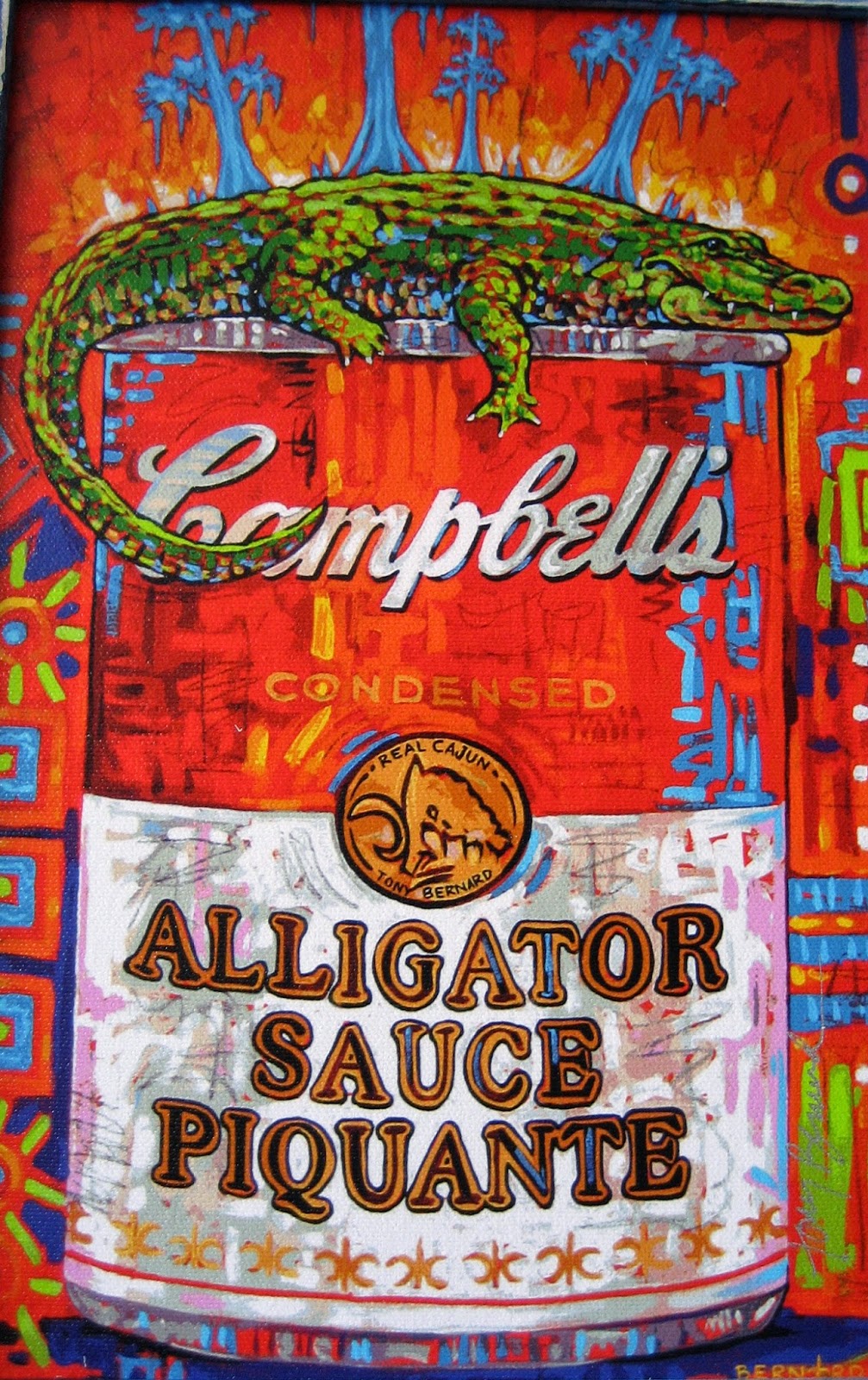Living Rootless: Cajun Pop Art: Tony Bernard
