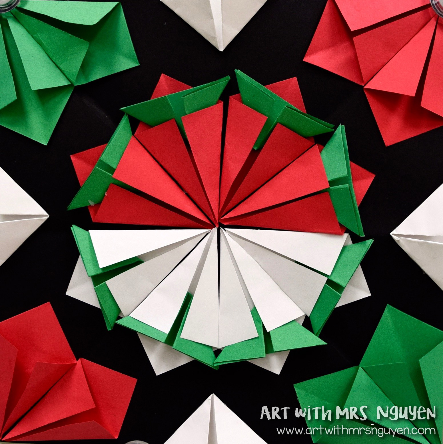 Radial Paper Relief Sculptures (5th): Part 500000 | Art with Mrs. Nguyen