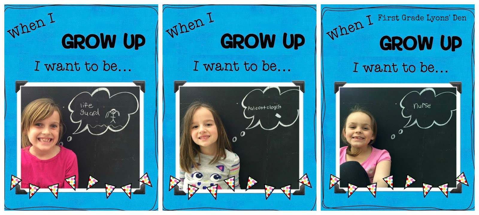 First Grade Lyons' Den: Yearbook Work...What Do YOU Want to Be When You ...
