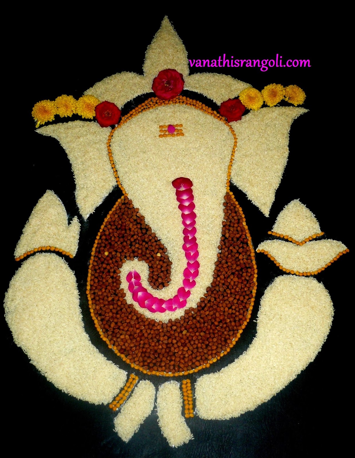 Vanathi's Rangoli / Kolangal: Ganesh Chaturthi / Vinayaka Chaturthi ...