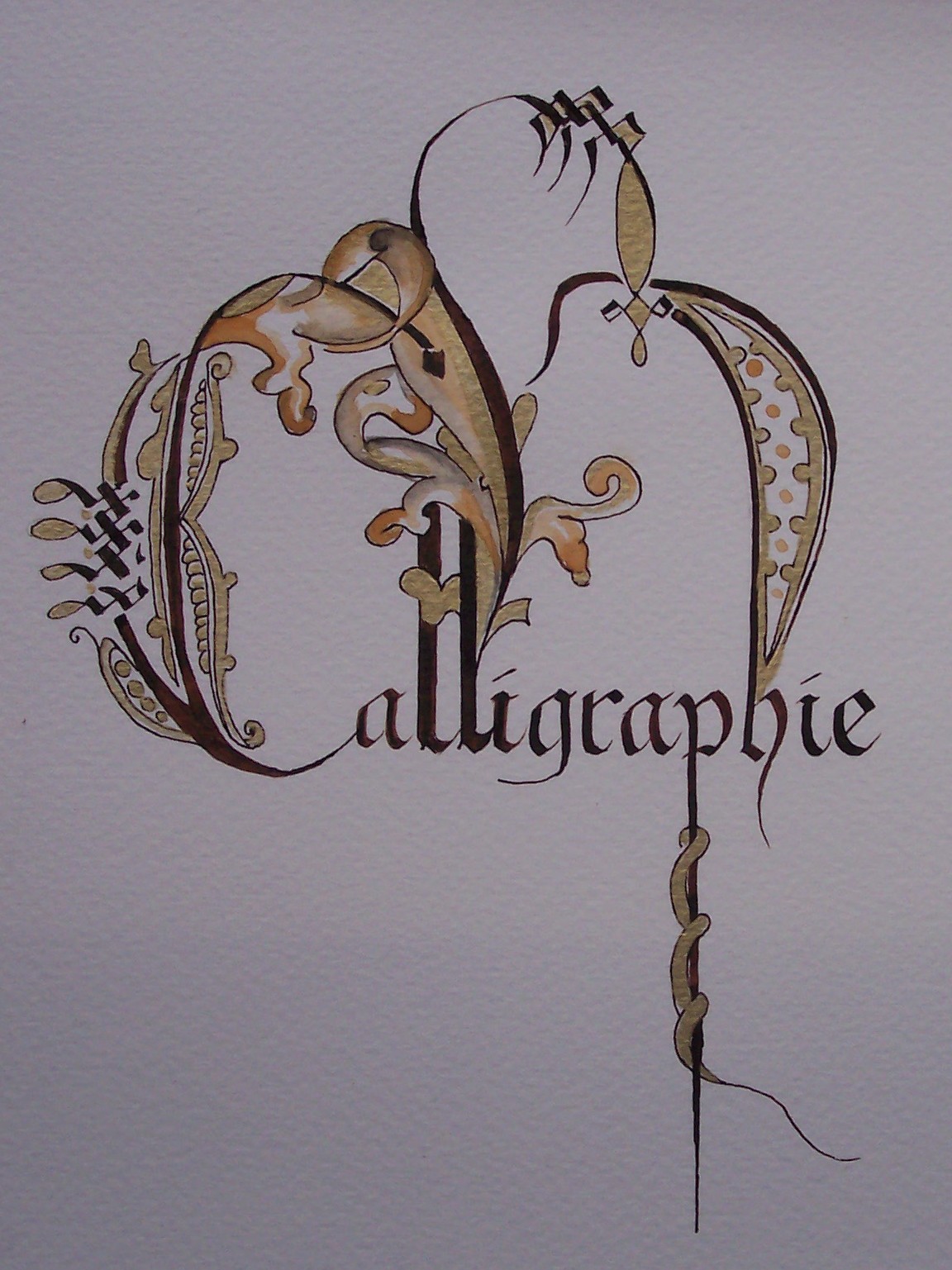 Mes calligraphies: Ecrire