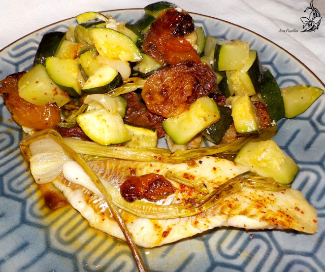 Aux papilles by Virginie: Filets de colin et ses légumes