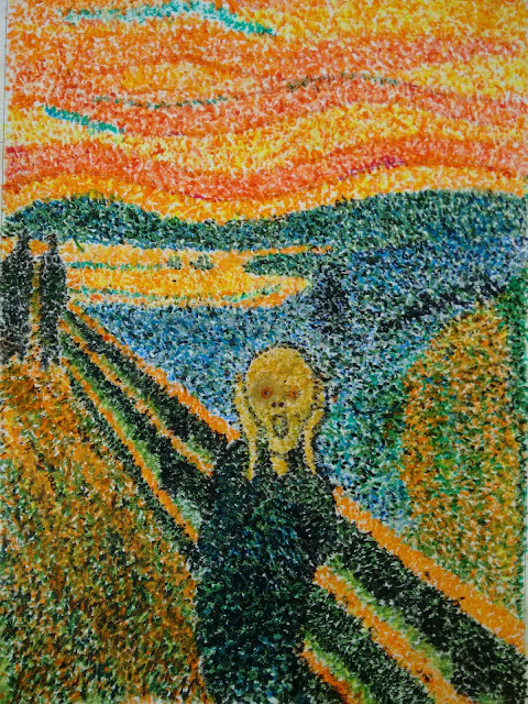 ¡Manualidades del Colegio El Salvador!: Puntillismo