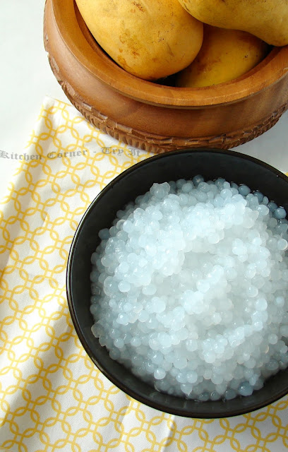Mango Sago Pudding/Mango Tapioca Pearls Pudding