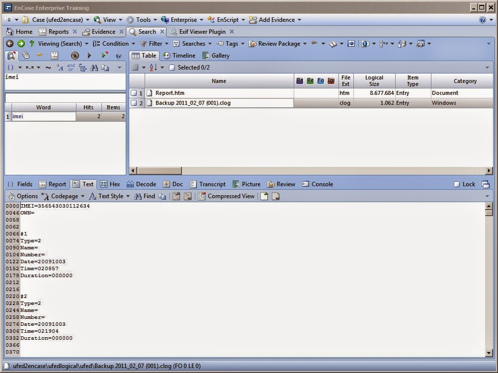 My Digital Forensics Posts: EnCase v7, UFED logical extraction data and ...