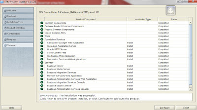 BI Direct: Installing Oracle Essbase Release 11.1.2.1.0 on Windows