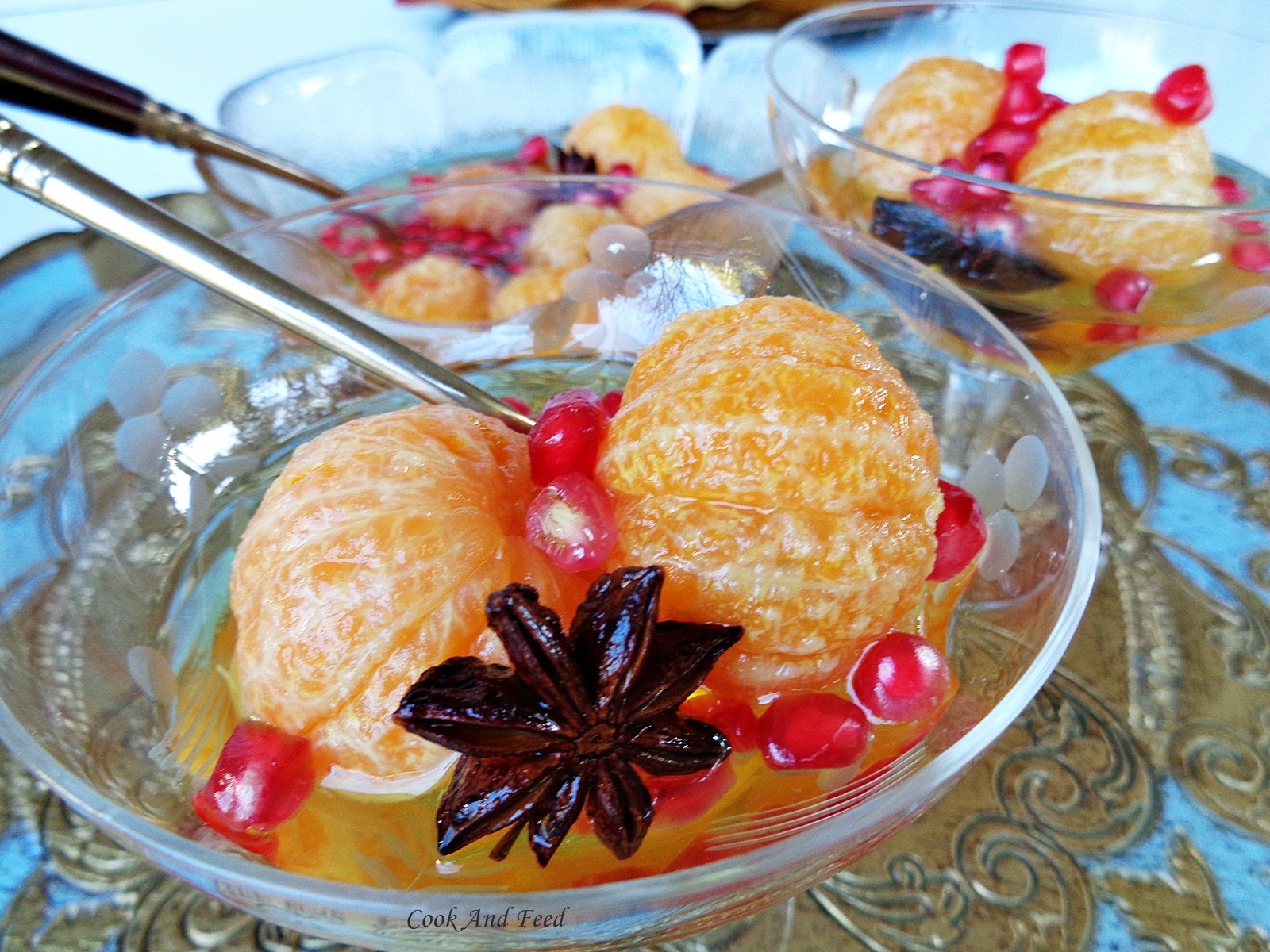 Μανταρίνια Ποσέ/Poached Tangerines | Cook And Feed