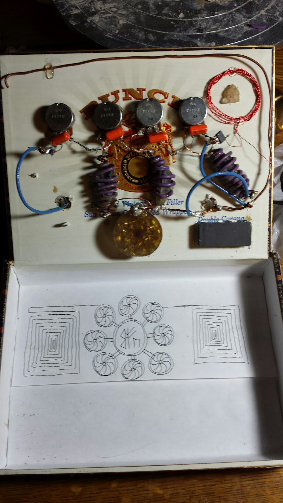 The Madison Psionic Museum: Ellis 777 4 Knob Radionics Box