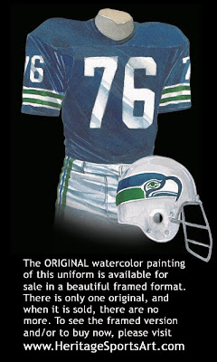 Seattle Seahawks Uniform and Team History | Heritage Uniforms and ...