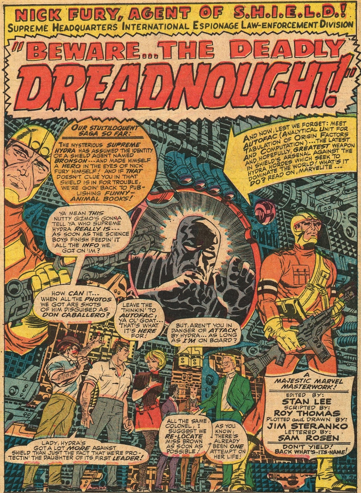 Cap'n's Comics: Machinery Lalapalooza by Jim Steranko