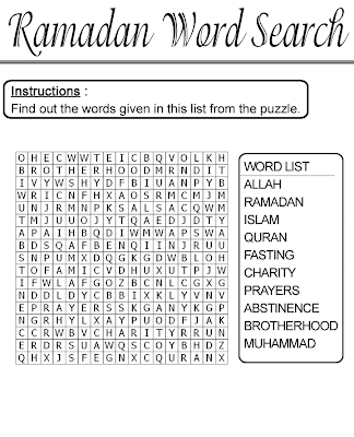 Free ramadan printable activities for kids | Best Holiday Pictures