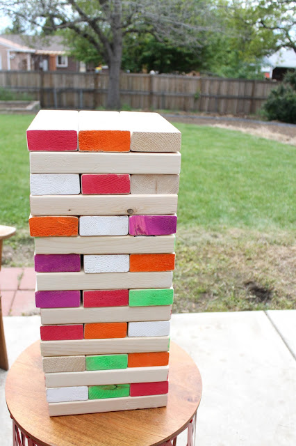 Wonderfully Made: DIY Giant Jenga