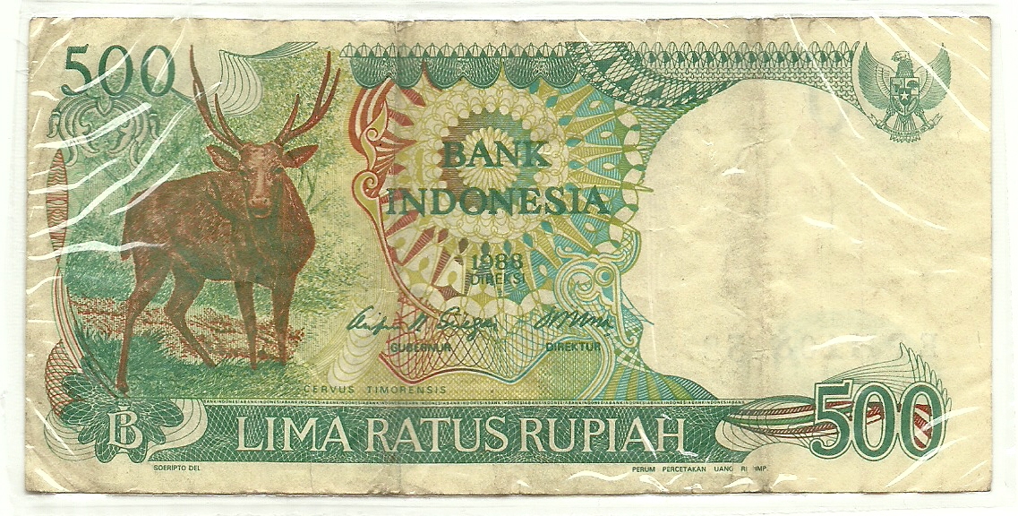 uang kuno: 500 Rupiah