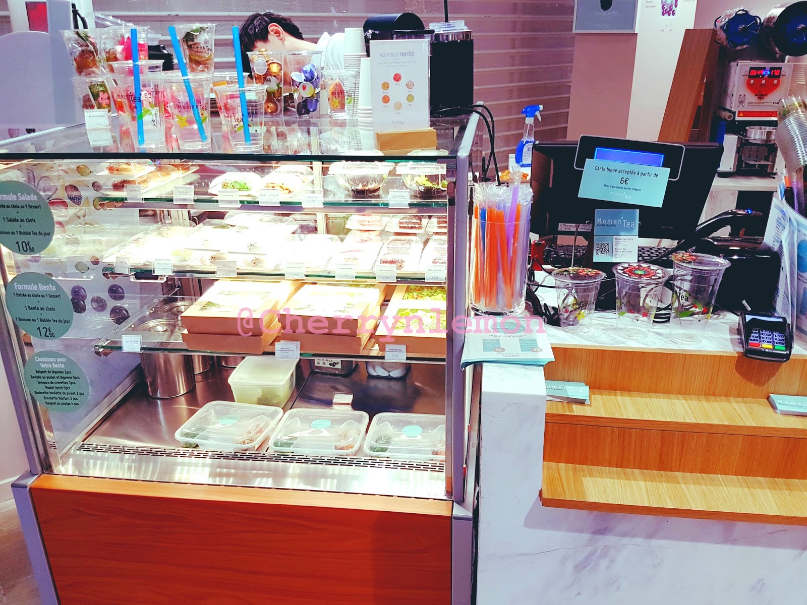 Cherry & Lemon: Momen'Tea - Nouveau Bubble Tea Bar à Châtelet - Paris