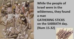 puricare chronicles: GATHERING STICKS ON THE SABBATH - Why was a man ...